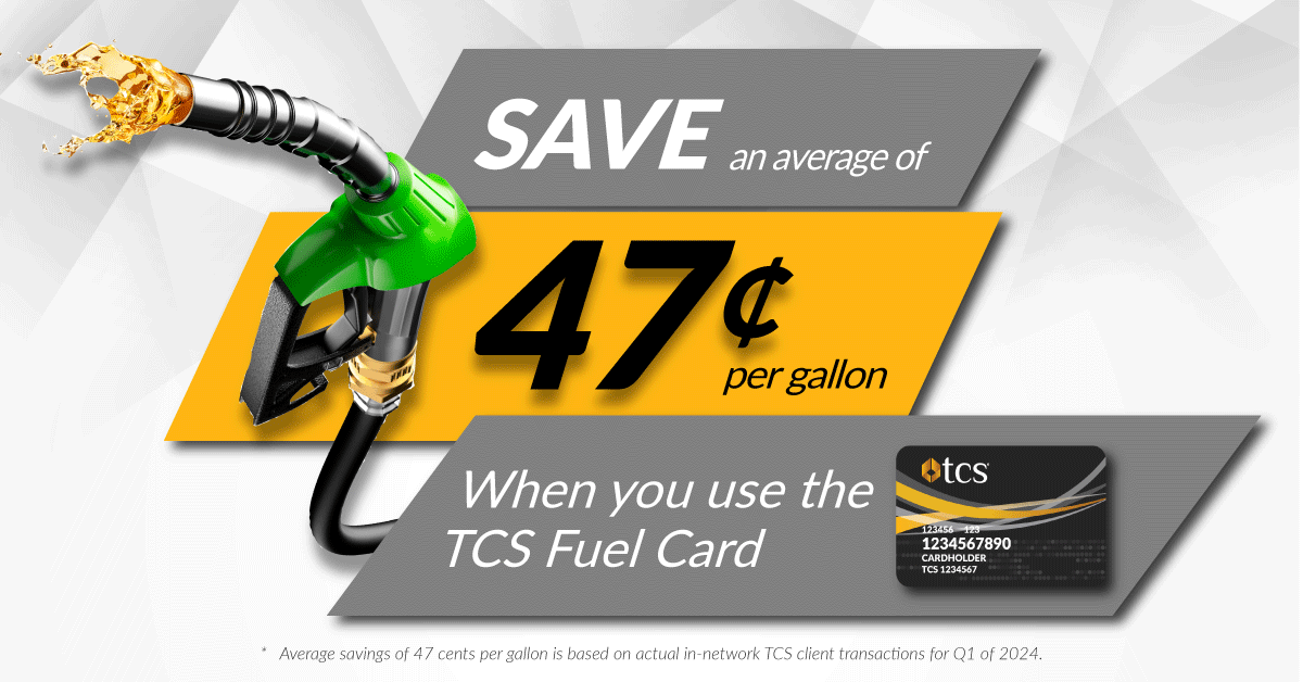 TCS Fuel Card for Truckers | NextLOAD savings for Truckers